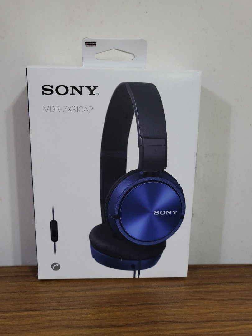Sony MDR-ZX310AP headphone, Audio, Headphones & Headsets on Carousell