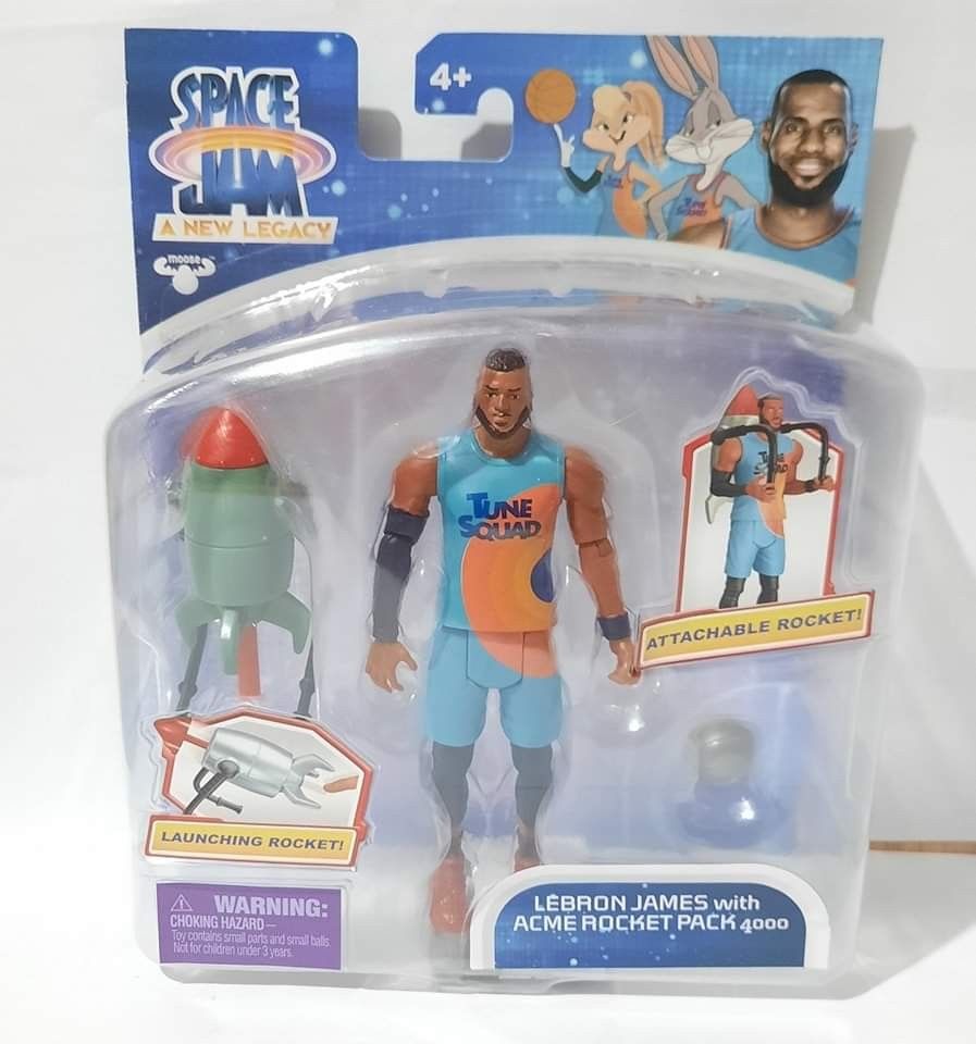Space Jam A New Legacy Lebron James with ACME Rocket Pack, Hobbies ...
