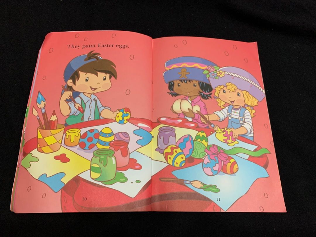 Spongebob, dora, strawberry, kindsville children book, Hobbies & Toys ...