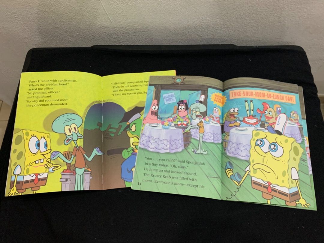 Spongebob, dora, strawberry, kindsville children book, Hobbies & Toys ...