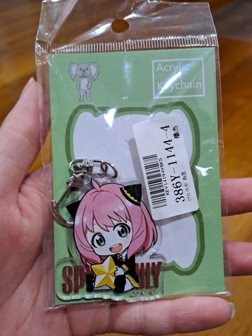 Spy x Family Anya Keychain, Hobbies & Toys, Toys & Games on Carousell