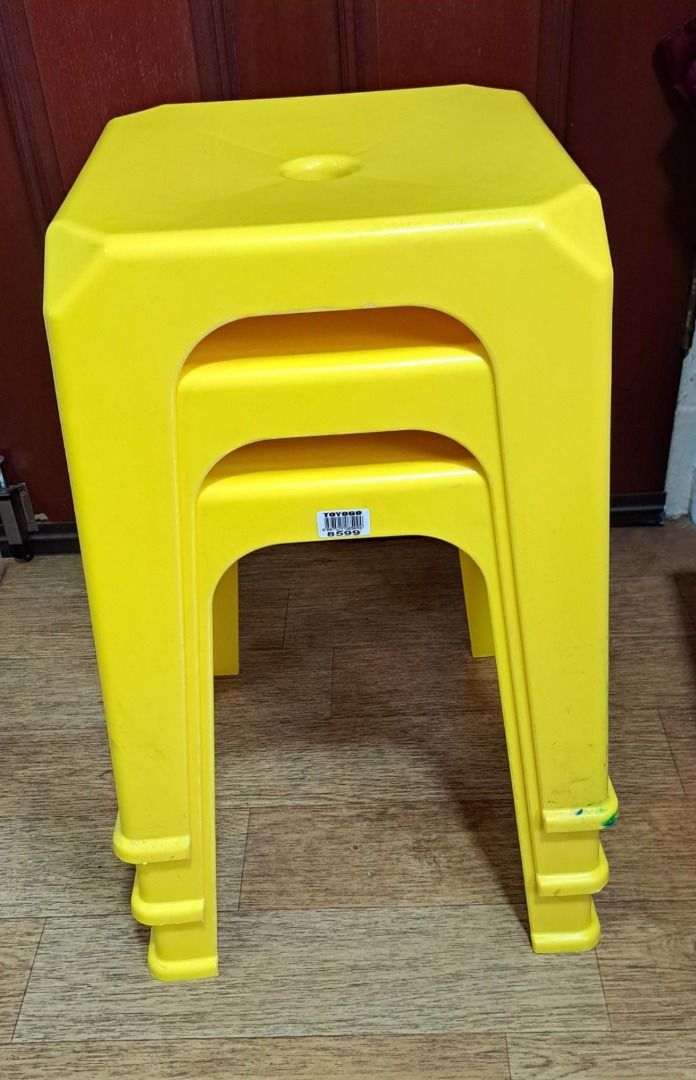 Stackable Toyogo plastic stools, Furniture & Home Living, Furniture ...