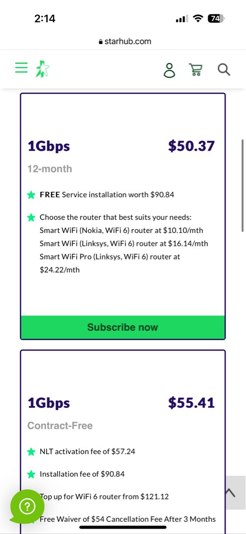 Starhub 1-year broadband plan, Computers & Tech, Parts & Accessories ...