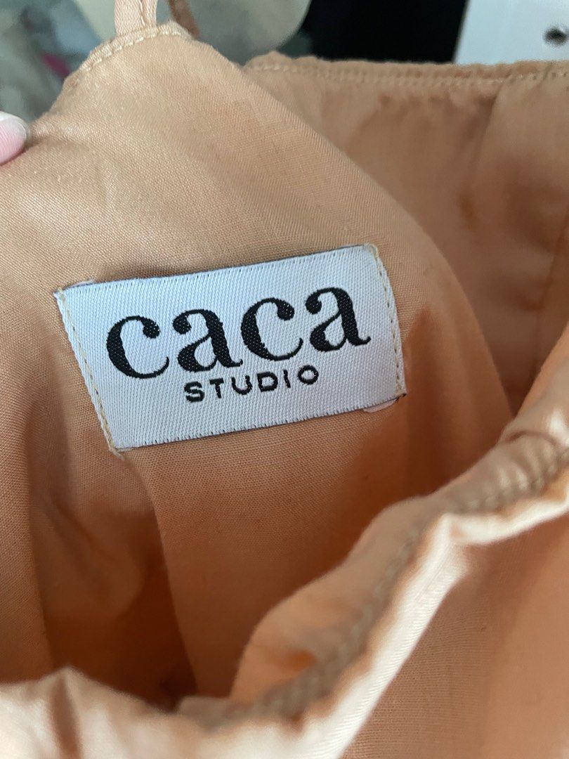 Studio Caca Tiered Dress Camel, Women's Fashion, Dresses & Sets ...