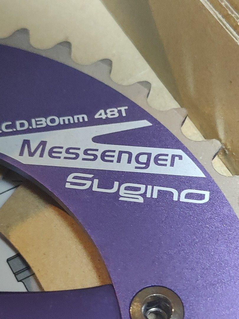 Sugino RD2 Messenger Crankset, Sports Equipment, Bicycles & Parts, Parts & Accessories on Carousell