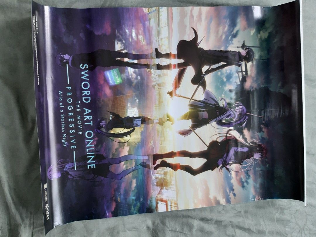 Sword Art Online Poster/The movie Progressive Aria of a Starless Night ...
