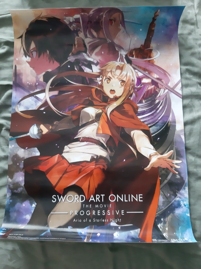 Sword Art Online Poster/The movie Progressive Aria of a Starless Night ...