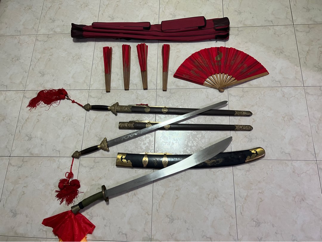 Tai Chi/ Wushu Sword, Fan, Broad Sword, Sports Equipment, Other Sports ...