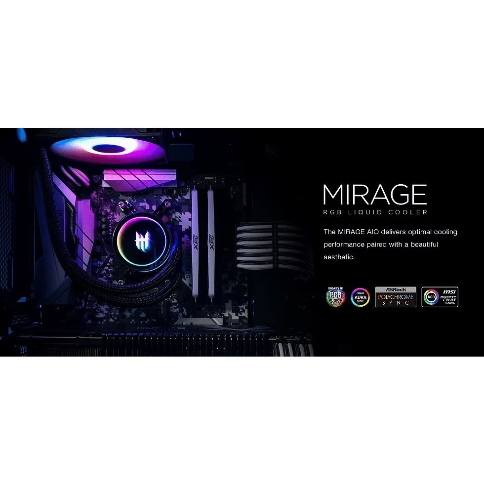TECWARE MIRAGE ARGB 240 / 360 AIO CPU LIQUID COOLER, Computers & Tech ...