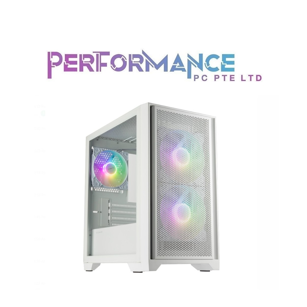 Tecware NEO M2 TG ARGB White Desktop Casing (1 YEAR WARRANTY BY TECH ...