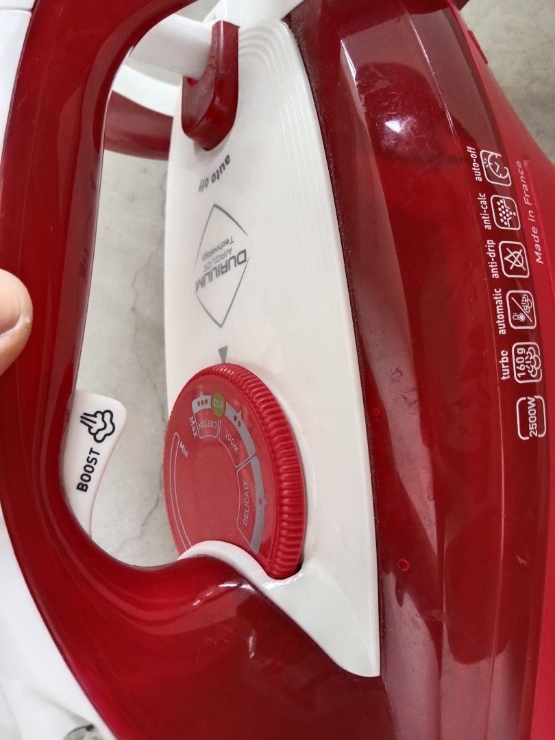 Tefal Ultragliss XL Steam Iron Durilium 2500W, TV & Home Appliances ...