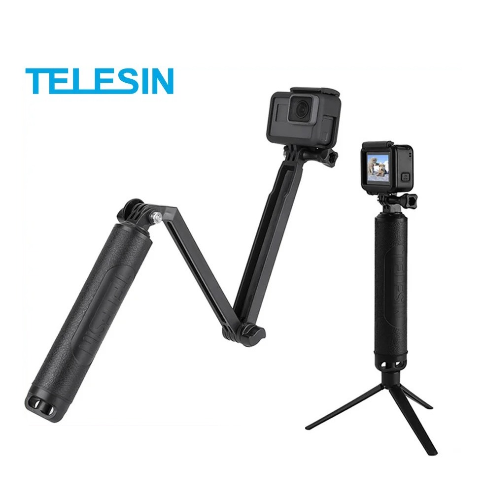 Telesin Bendable Waterproof Selfie Stick for Insta360, GoPro, Osmo ...