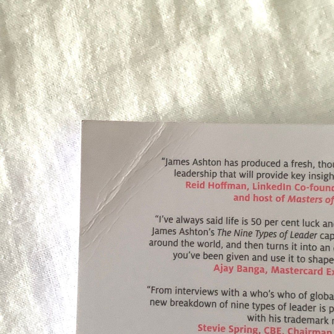 The Nine Types of Leader - James Ashton (PB UK), Buku & Alat Tulis ...