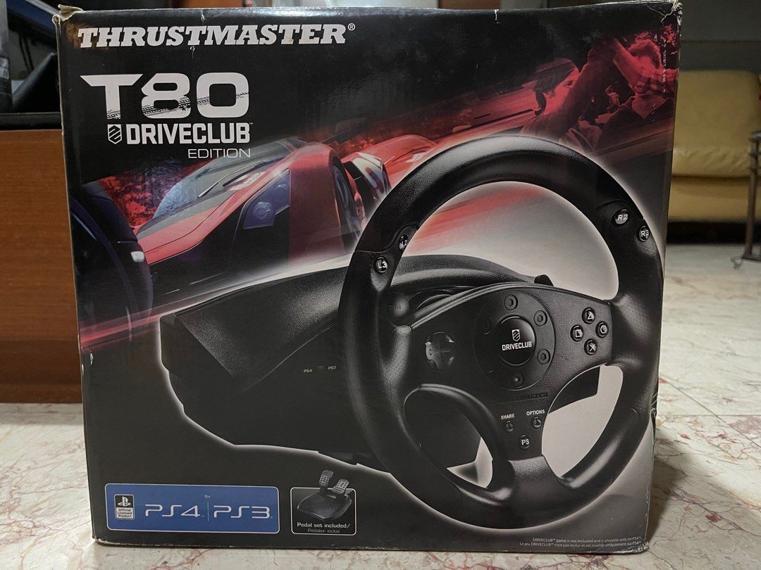 Thrustmaster T80 Driveclub Edition, 電玩遊戲相關, 主機配件與周邊商品, 其他遊戲週邊商品在旋轉拍賣