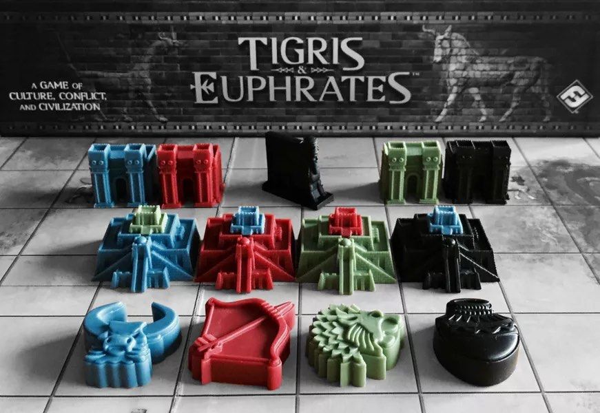 Tigris and Euphrates (Fantasy Flight) Board Games Boardgames, Hobbies ...