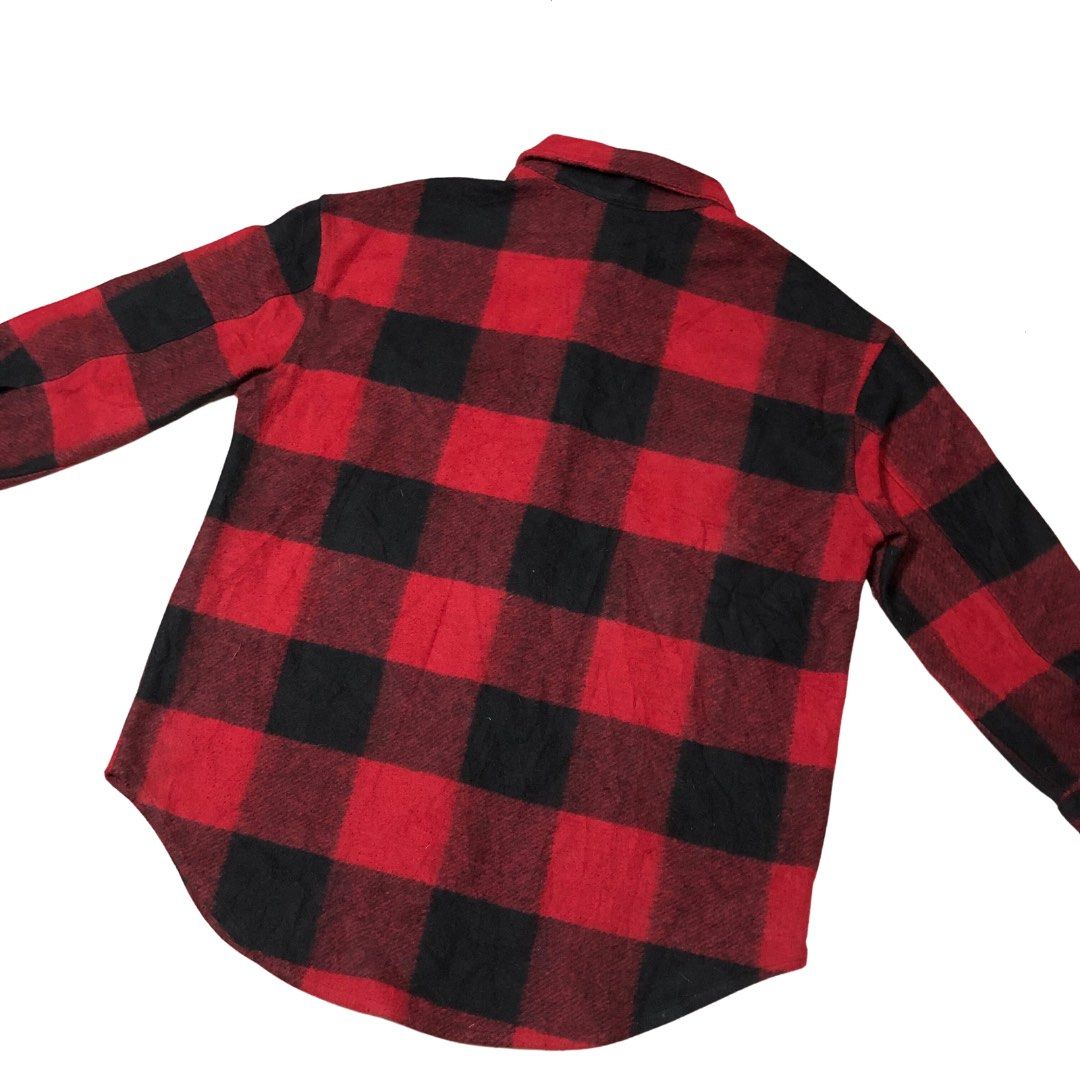 Time and Tru red checkered flannel on Carousell