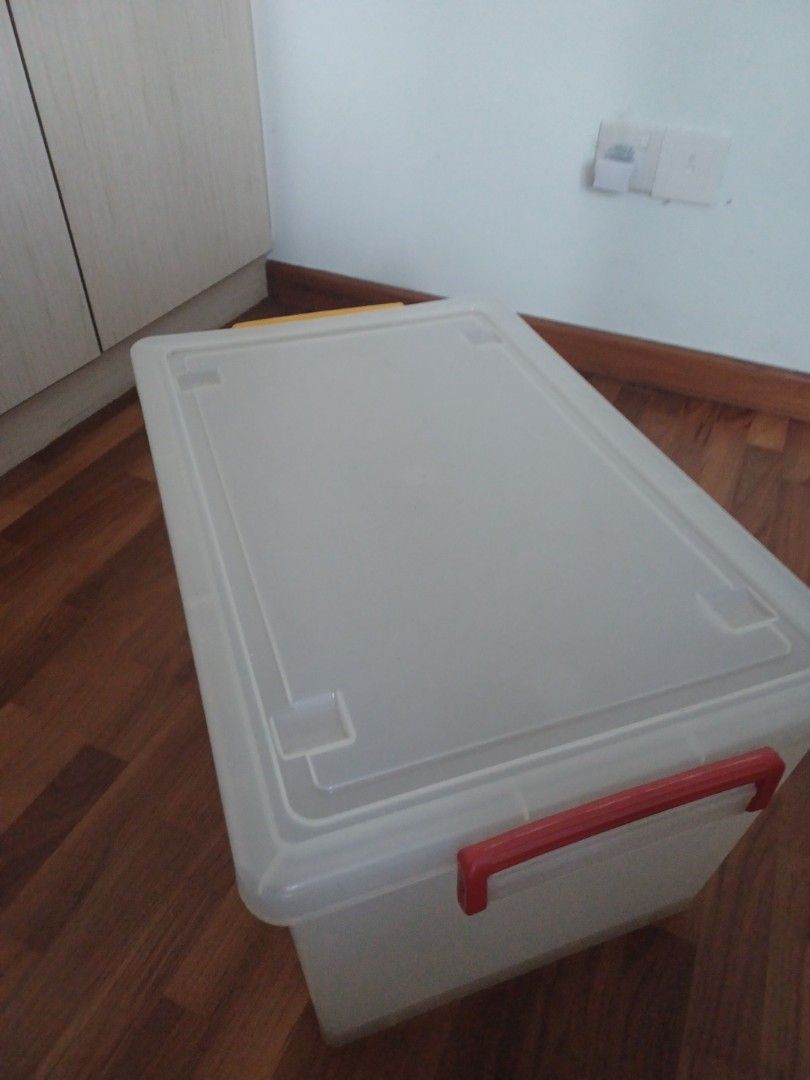 Toyogo 54 Litre Plastic Box, Furniture & Home Living, Home Improvement ...