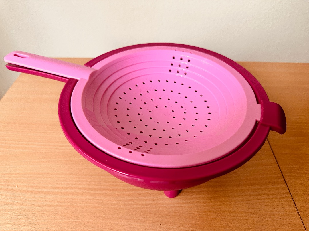 Tupperware Double Colander, Furniture & Home Living, Kitchenware ...