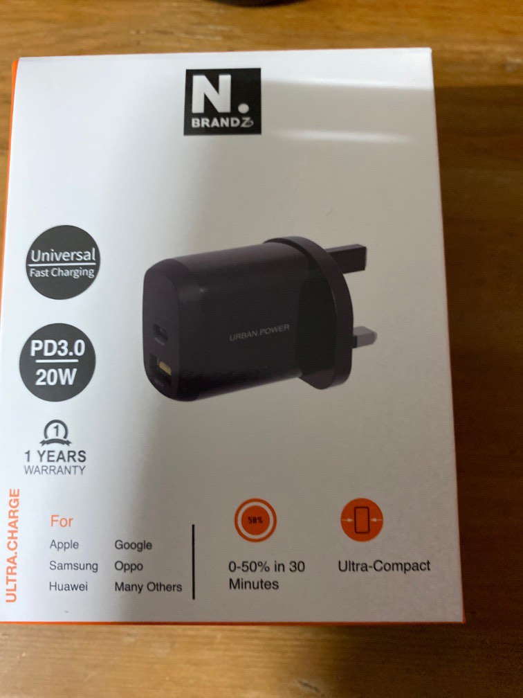 Urban Power PD 20W charger, Mobile Phones & Gadgets, Other Gadgets on ...