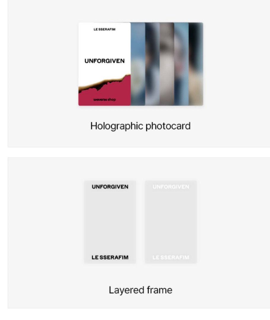 [UPDATED] LE SSERAFIM UNFORGIVEN WEVERSE ALBUMS VER POB, Hobbies & Toys ...