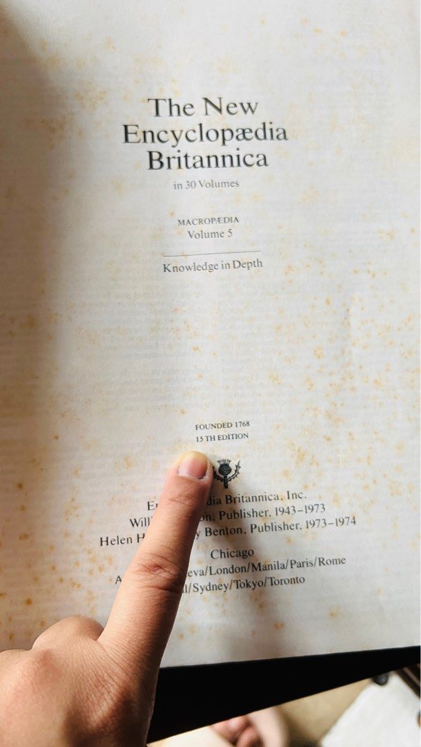 Vintage Encyclopedia Britannica 15th Edition Complete Set Collector's ...