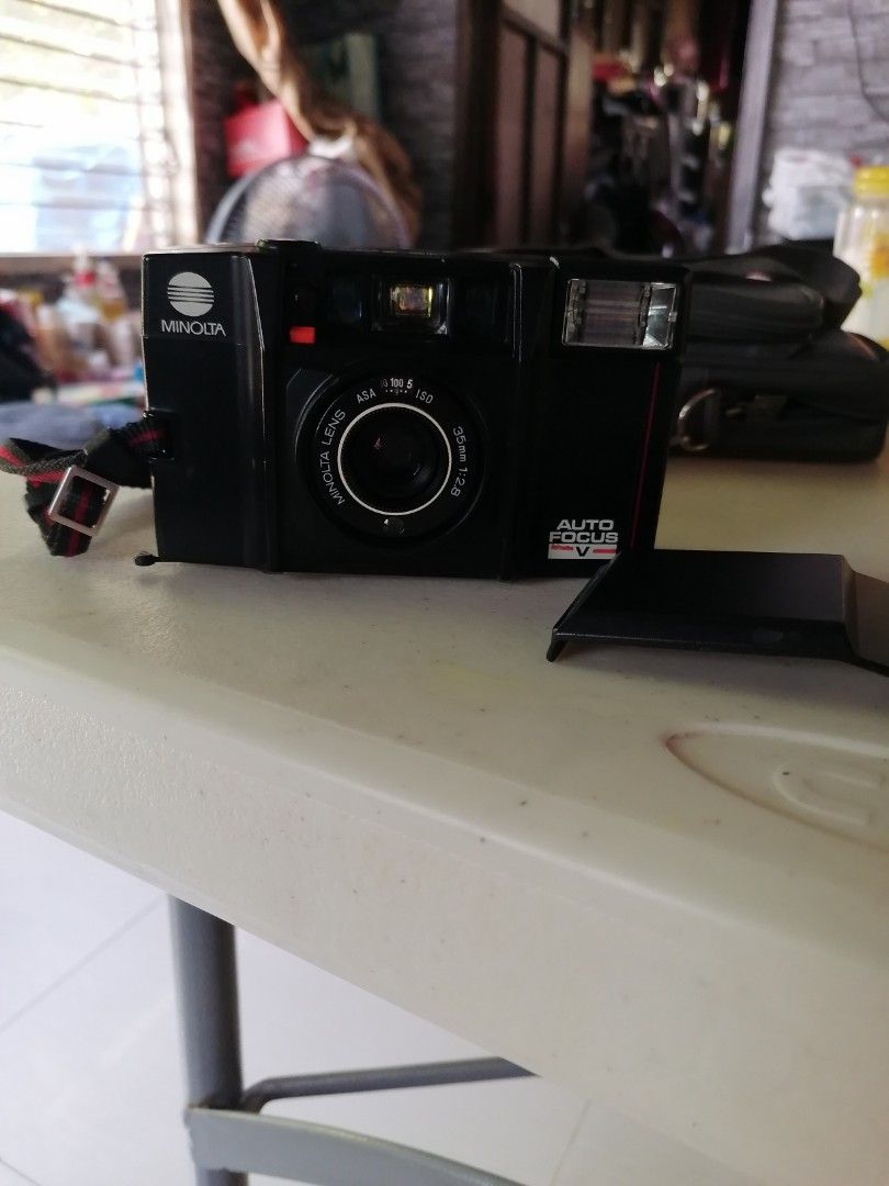 Vintage Minolta AF-Sv Talker, Photography, Cameras on Carousell