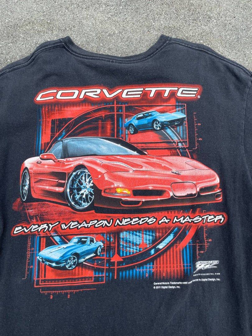 Vintage NASCAR Corvette Tee, Men's Fashion, Tops & Sets, Tshirts & Polo ...