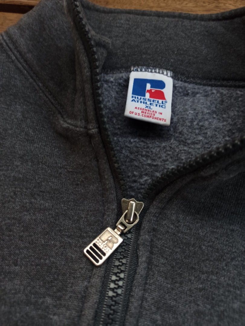Vintage Russel Athletics Quarter Zip, Men's Fashion, Coats, Jackets and ...