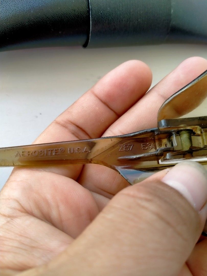 Vintage sunglasses 60s/ Kacamata sayap/work safety classic Brand: AO AEROSITE Z87 Original made ...