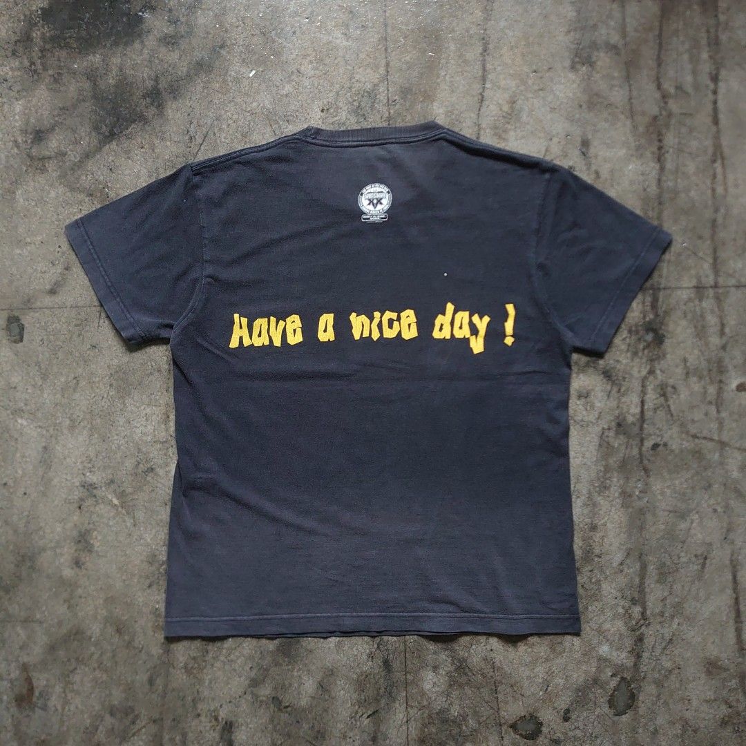 Vintage WWE Mankind Mick Foley Smiley - Have a nice day, Men's Fashion ...
