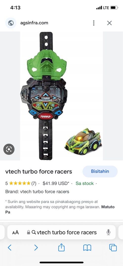 Vtech Turbo Force Racers, Hobbies & Toys, Toys & Games on Carousell