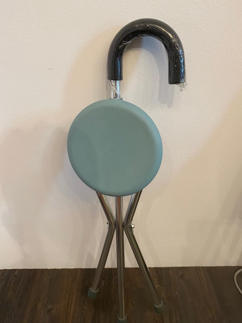 Walking stick convertible stool, Health & Nutrition, Braces, Support ...