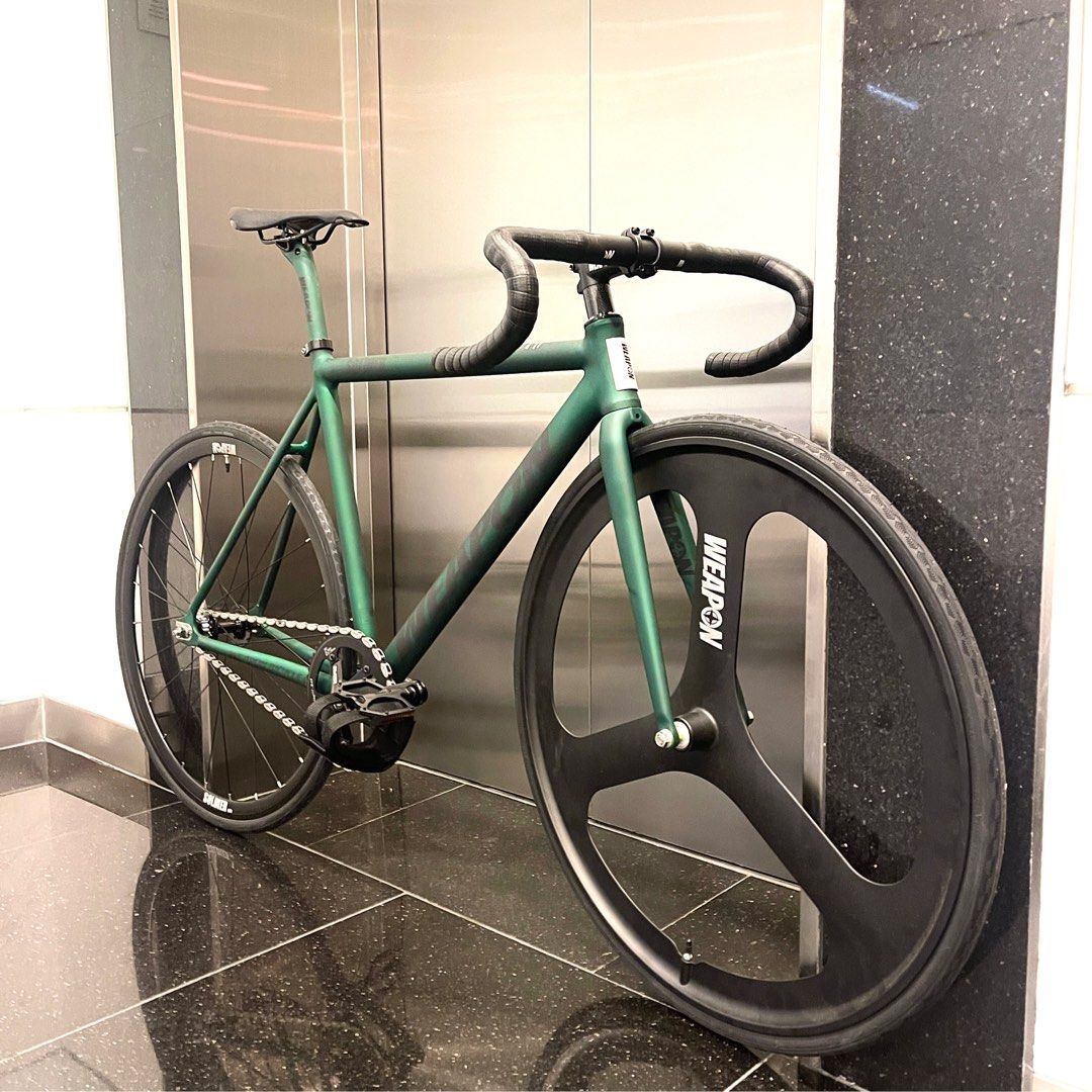 Weapon fixie bike/frame set $450/complete bike $750, Sports Equipment ...