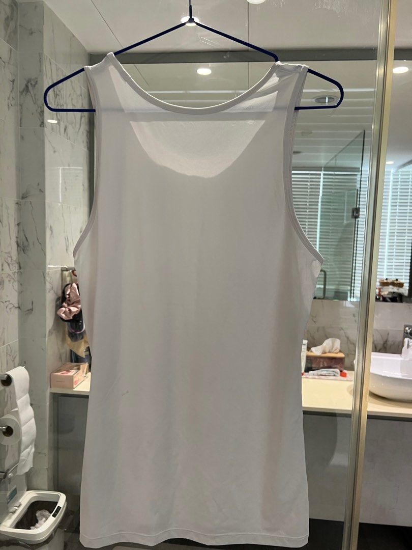 White singlet uniqlo, Men's Fashion, Bottoms, Sleep and Loungewear on ...