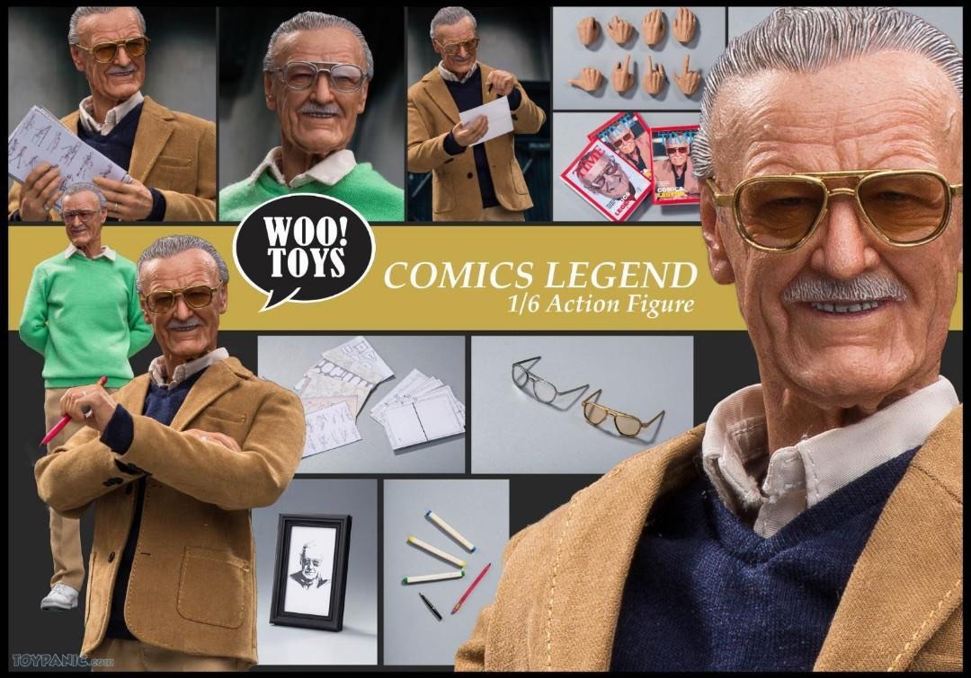 WOO TOYS Stan Lee WO-001: Comic legend 1:6 action figure marvel ...