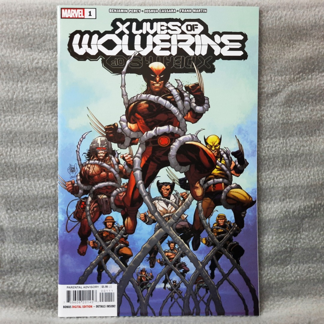 X Lives of Wolverine #1 (Marvel Comics) FIRST Issue (X-Men) Adam Kubert ...