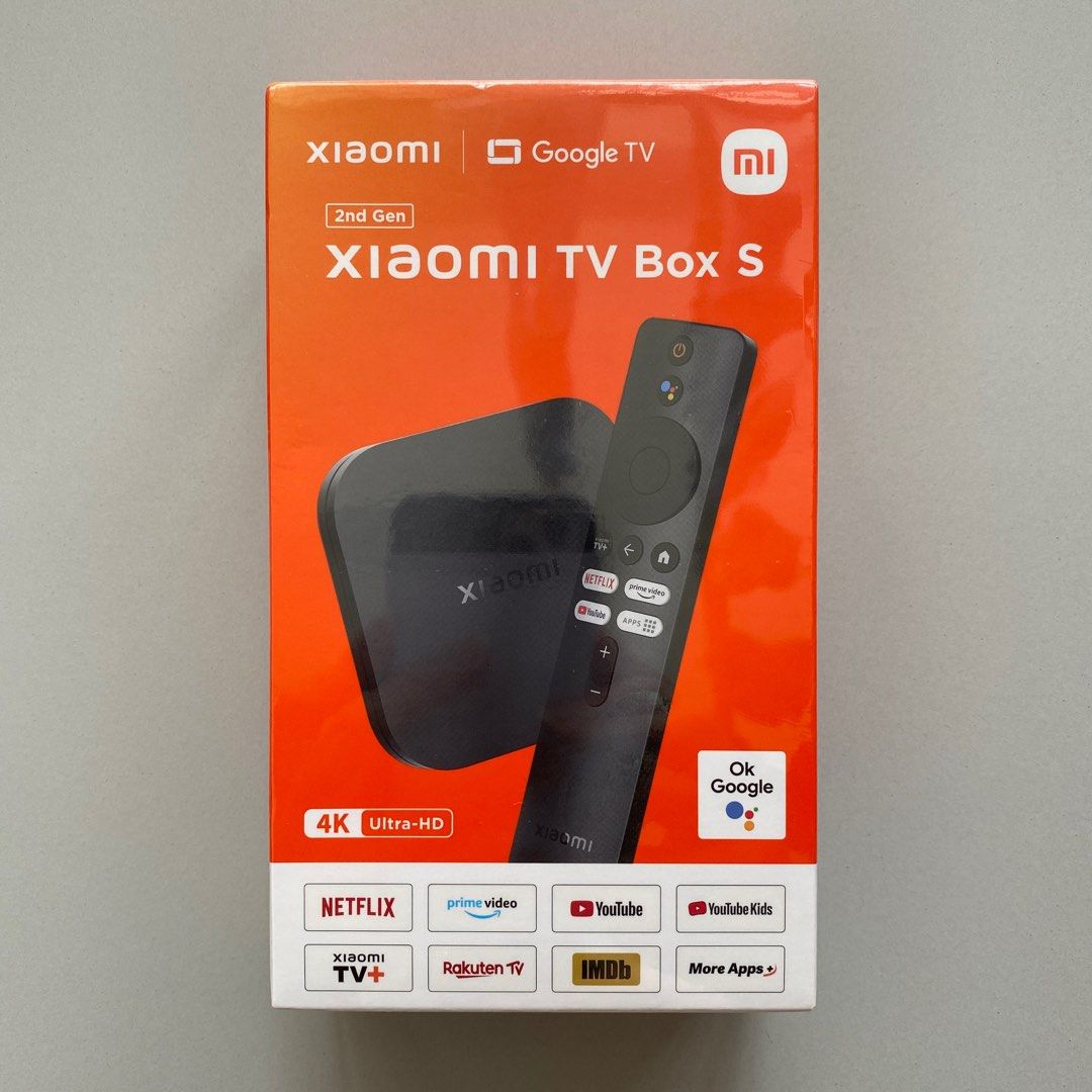  Xiaomi Mi TV Box S 2nd Gen 4K Ultra HD Google TV Media Streaming Set