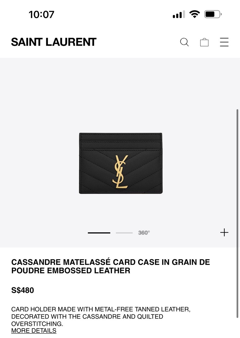YSL card holder brand new, Women's Fashion, Bags & Wallets, Wallets ...