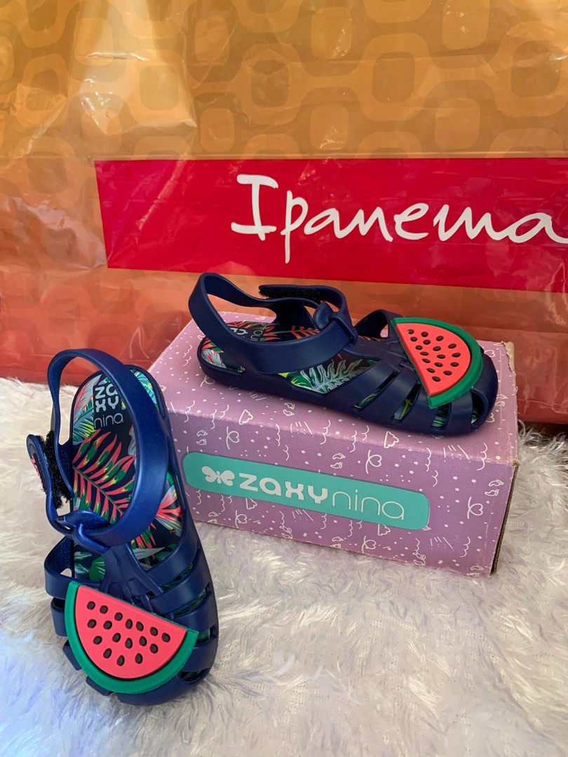Zaxy Watermelon Baby Sandals (US 8 & 9) on Carousell