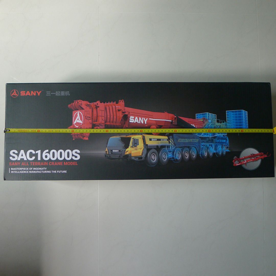 1:50 scale Sany SAC 16000S 1600 Tonnes all terrain mobile crane diecast ...