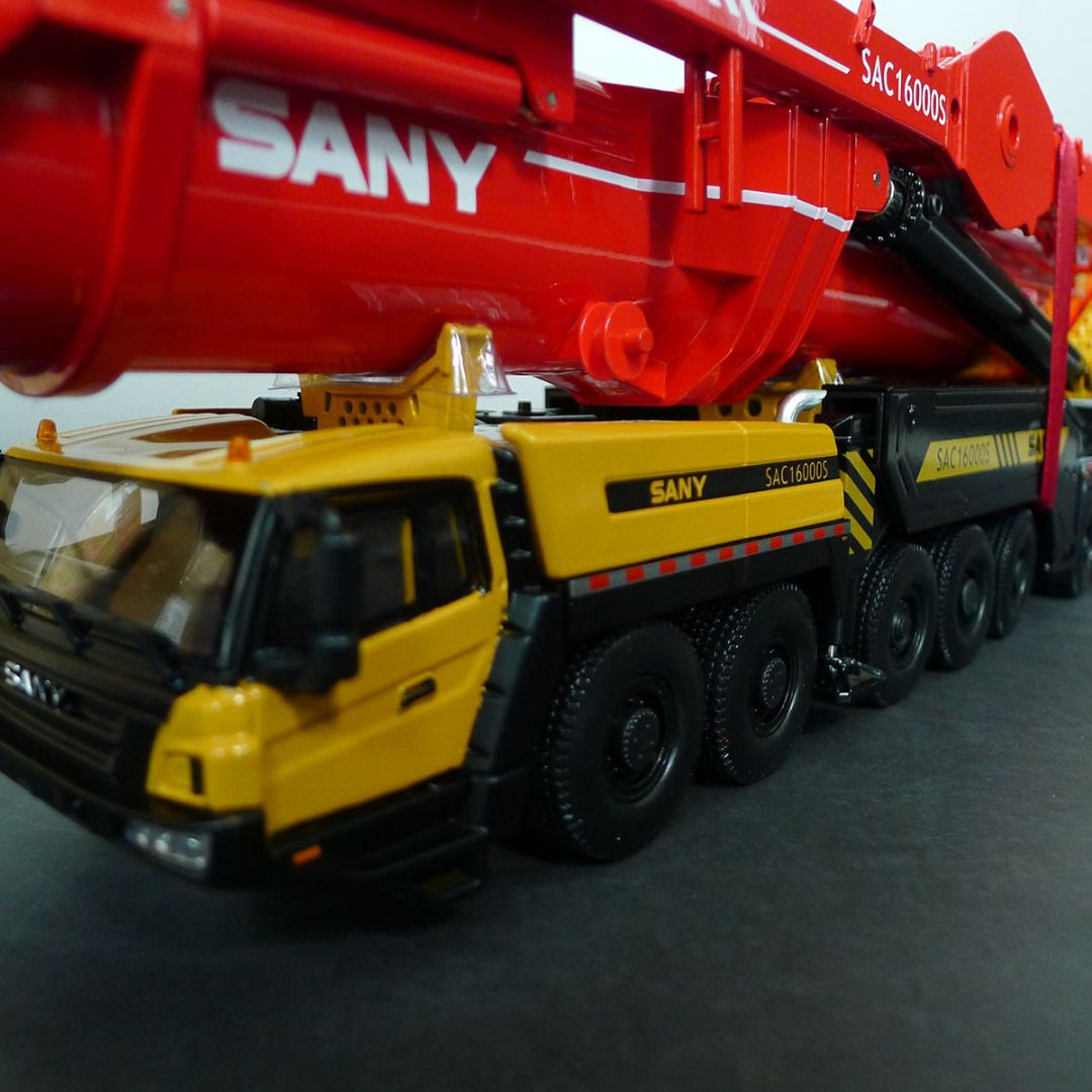 1 50 Scale Sany Sac 16000s 1600 Tonnes All Terrain Mobile Crane Diecast