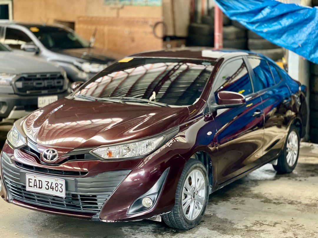 2019 Toyota Vios 1.3 E Automatic Blackish Red Auto, Cars for Sale, Used ...