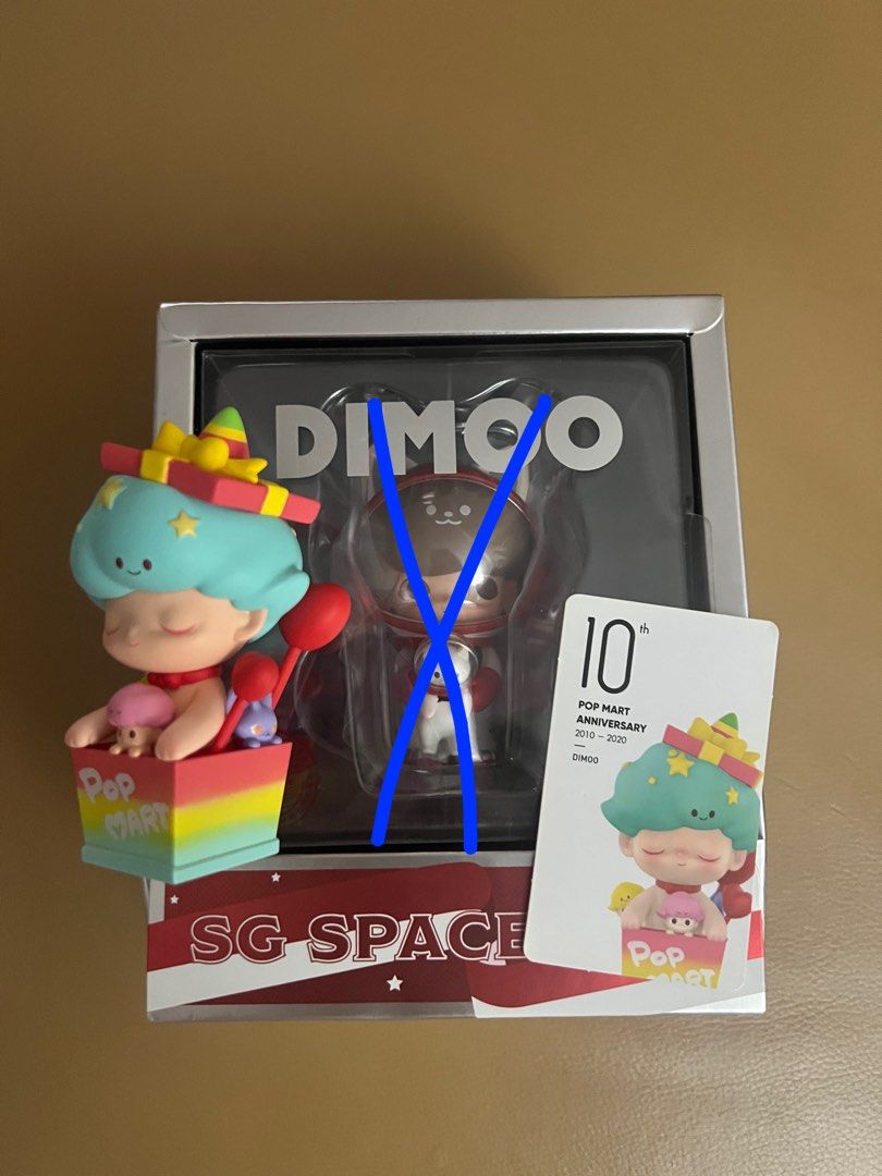 Limited edition Dimoo 10th Anniversary SG space boy popmart clearance ...