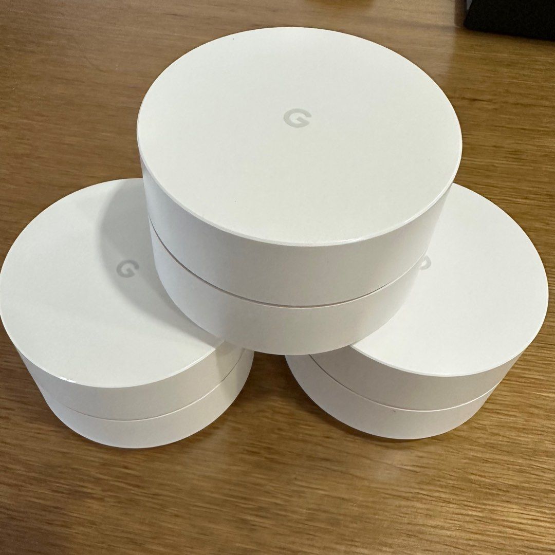 3x google mesh router, Computers & Tech, Parts & Accessories ...
