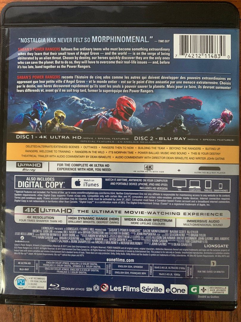 4K Ultra HD Bluray movies, Hobbies & Toys, Music & Media, CDs & DVDs on ...