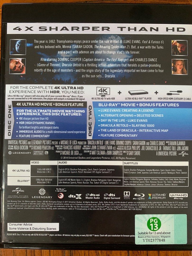 4K Ultra HD Bluray movies, Hobbies & Toys, Music & Media, CDs & DVDs on ...