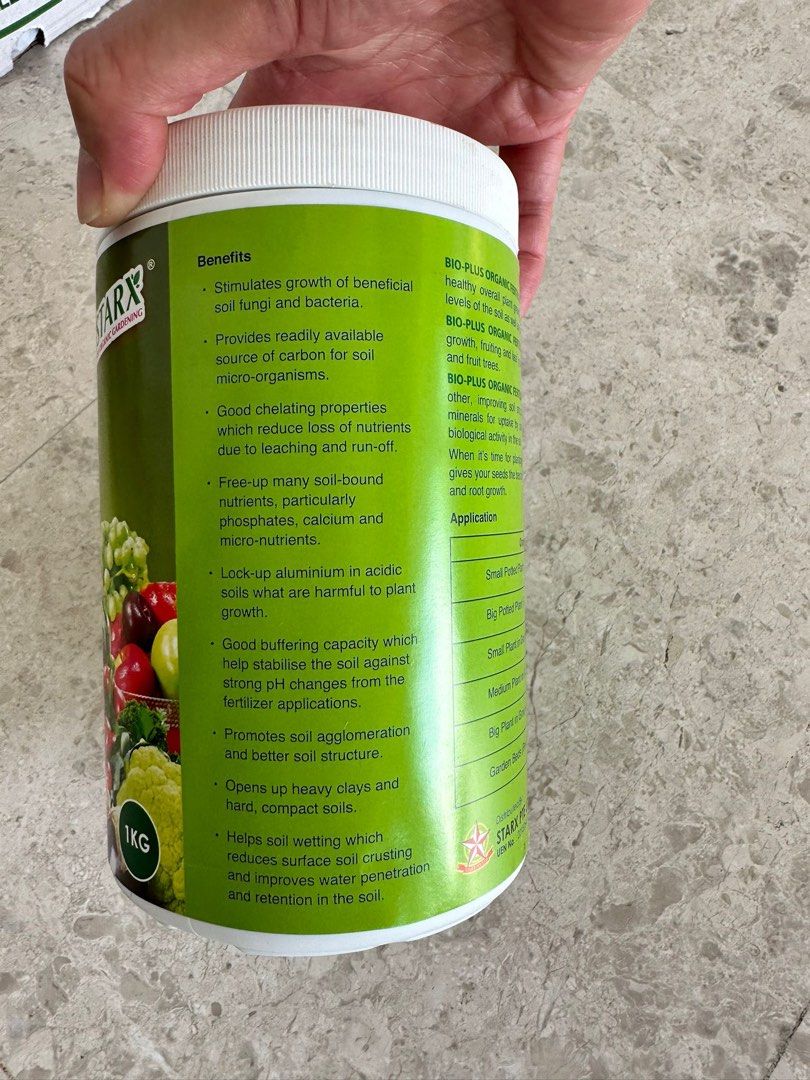 5 x Pots + 3 dishes + bio-plus fertiliser + over 5kg soil, Furniture ...