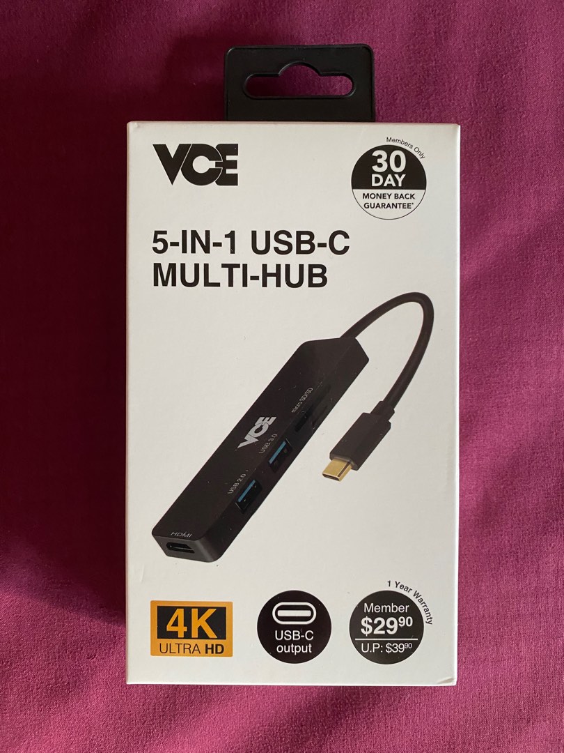 5-IN-1 USB-C MULTI-HUB, Computers & Tech, Parts & Accessories, Cables ...