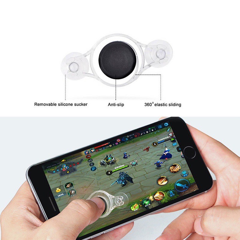 5th Gen Phone Sucker Joystick Mobile Game Controller Gaming Tablet ...