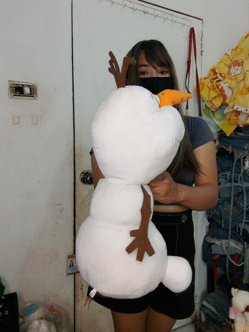 63cm big Olaf hard eyes stuffed toys Disney t arts on Carousell